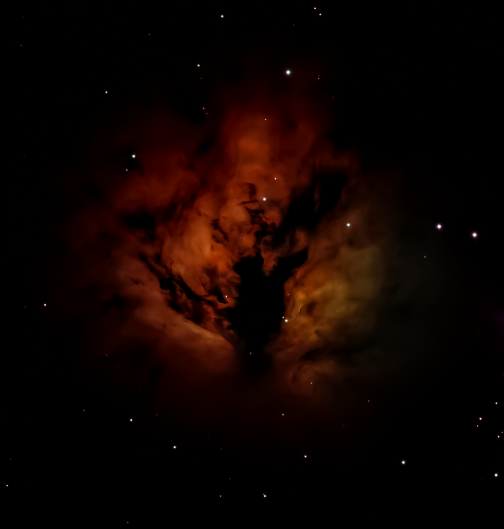 Flame Nebula | Telescope Live